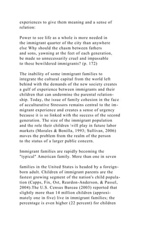 Segmented Assimilation Theory and theLife Model An Integrat.docx