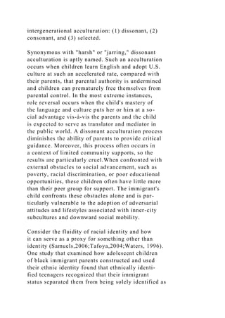 Segmented Assimilation Theory and theLife Model An Integrat.docx