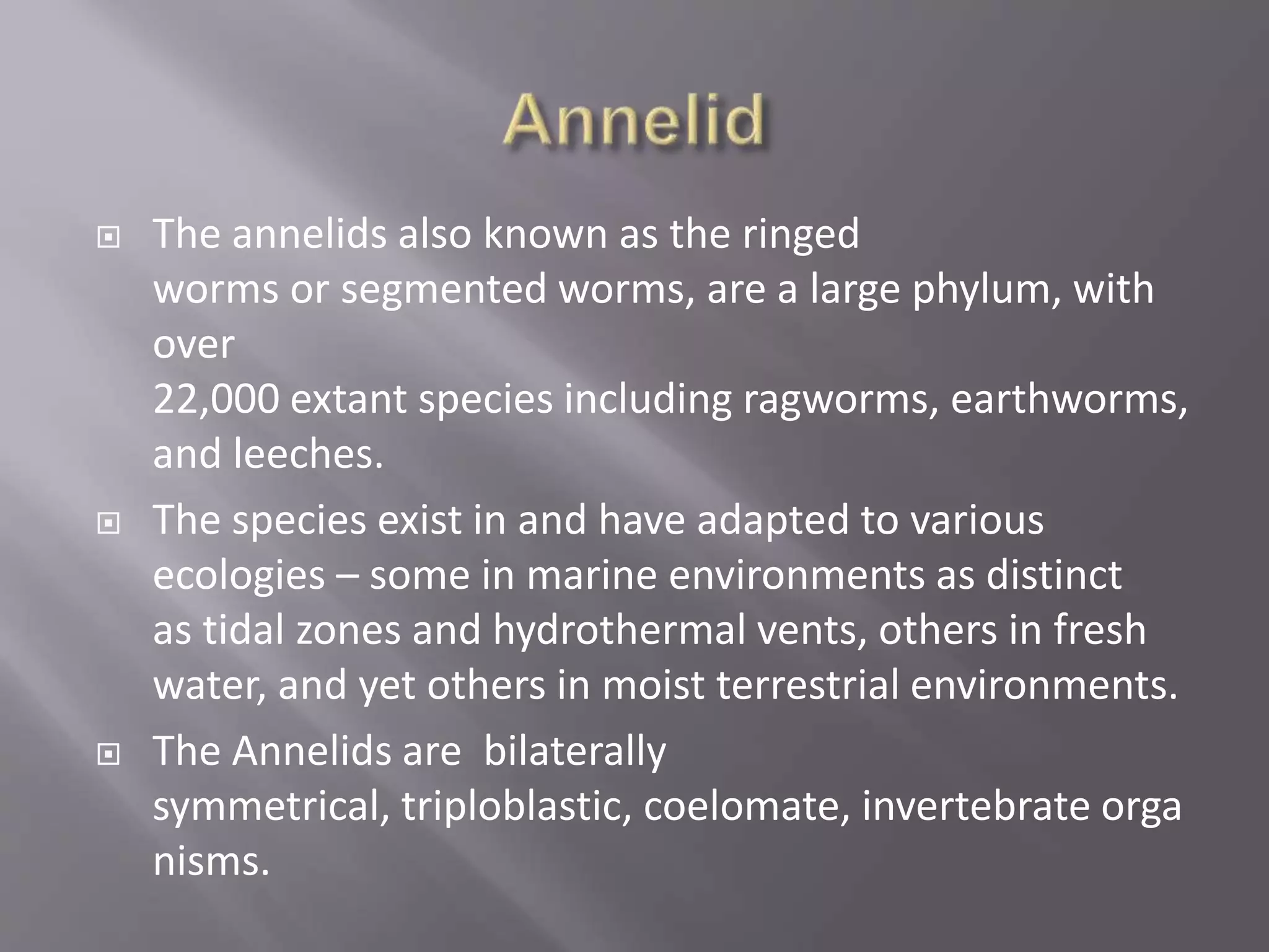 Segmented nervous system in annelids.pptx