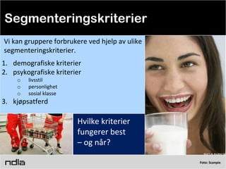 Segmenter og målgrupper | PPT