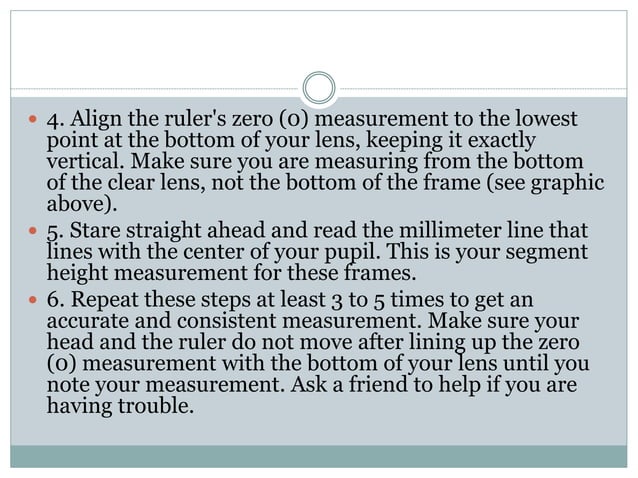 Segment height | PPTX | Eye and Vision Conditions | Diseases and Conditions