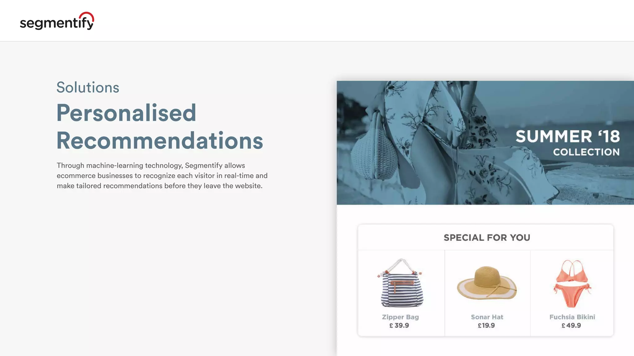 Segmentify Personalisation Solutions | PPT
