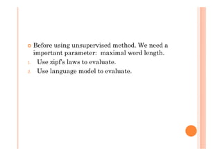 Segmenting dna sequence into words | PPT