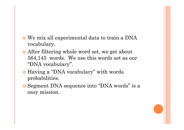 Segmenting Dna Sequence Into Words Pdf Genetics Science