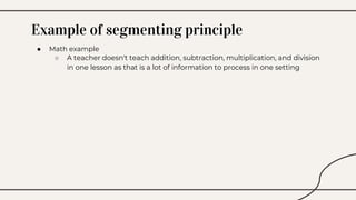Segmenting Principle Story board | PPTX