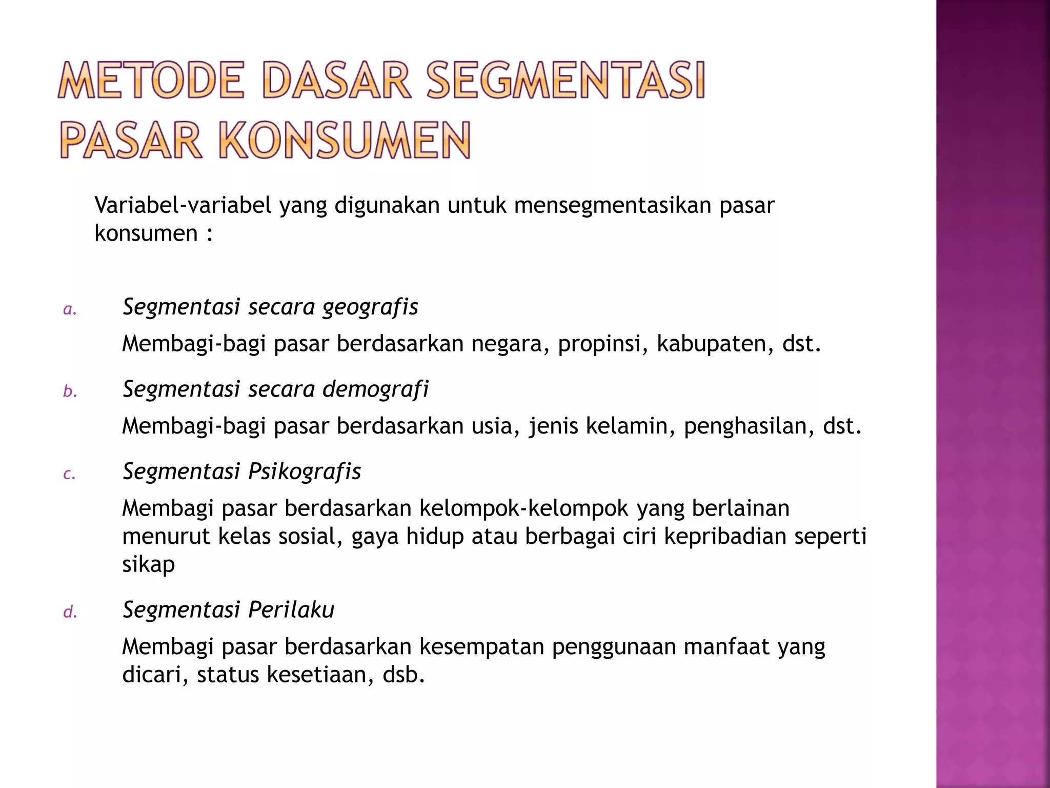 Segmenting Targeting Positioning Ppt