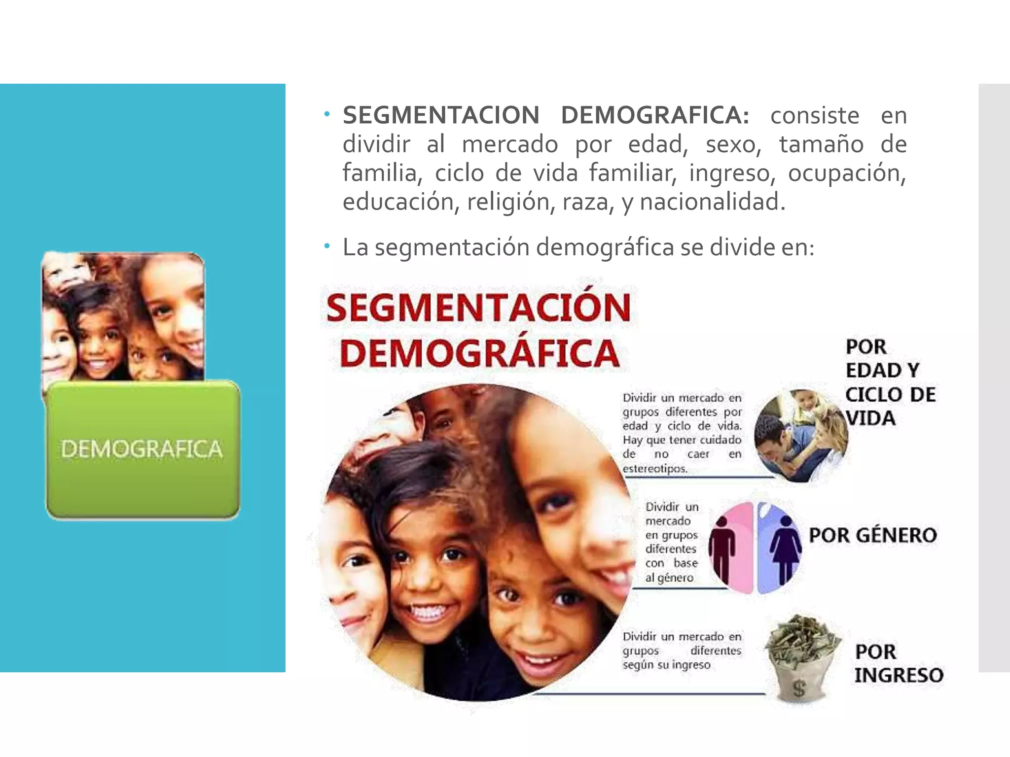Tipos de segmentación en mercadotecnia | PPT