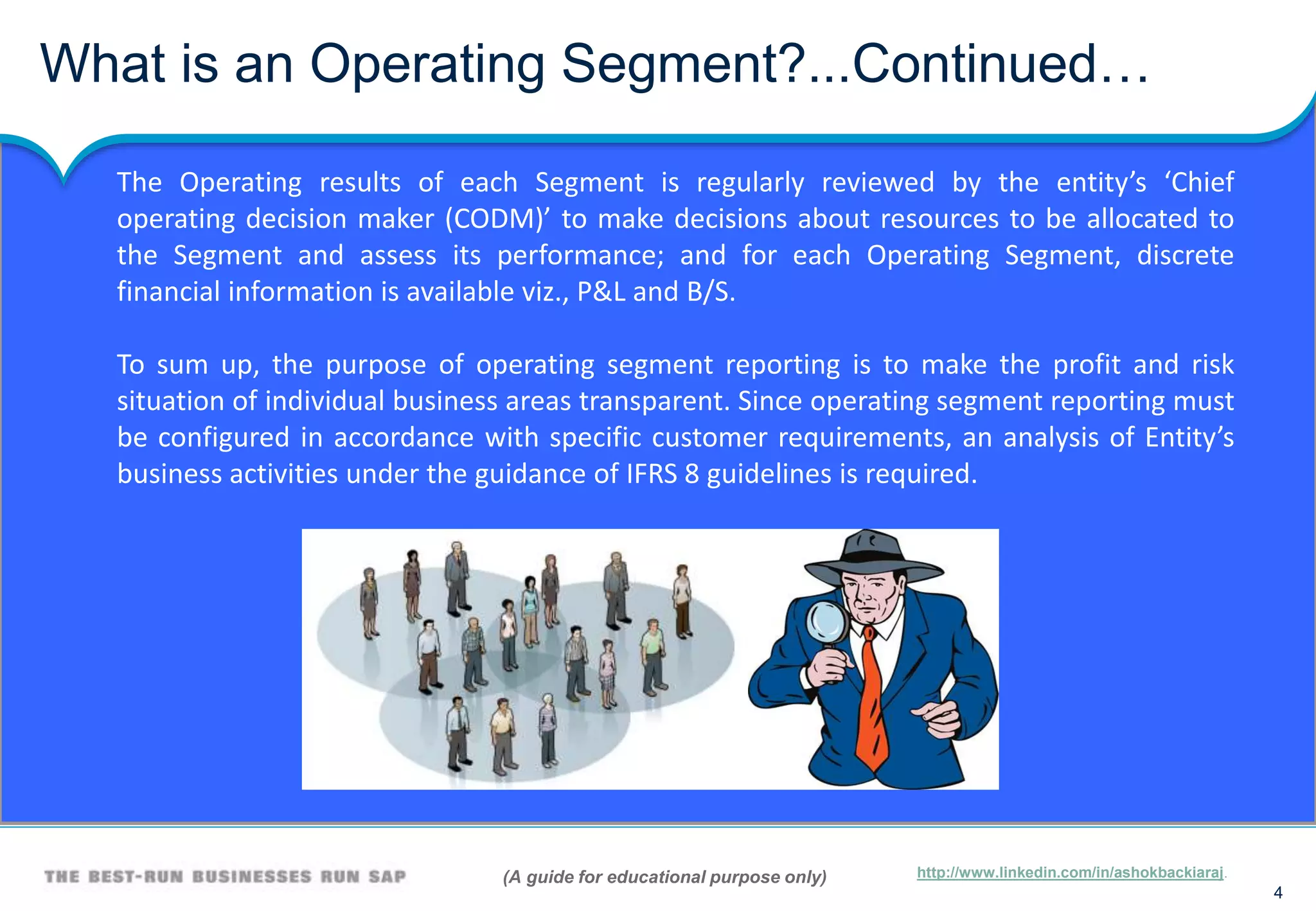 Segment Reporting and SAP New GL - ECC 6 | PPSX