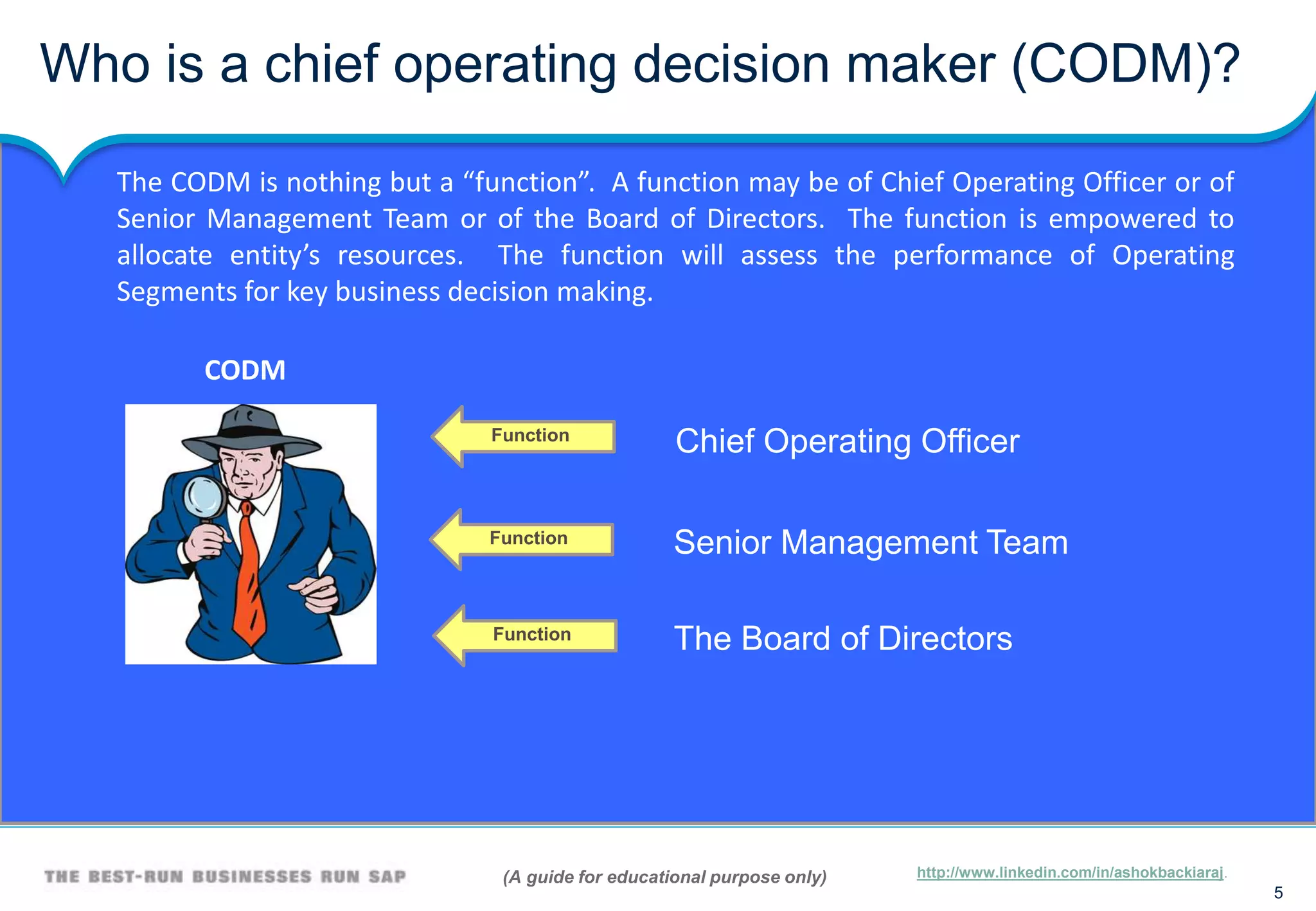 Segment Reporting and SAP New GL - ECC 6 | PPSX