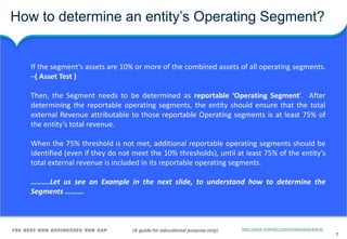 Segment Reporting and SAP New GL - ECC 6 | PPSX