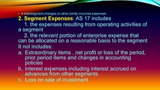 Segment reporting ppt | PPTX
