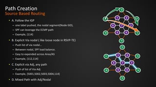WAN SDN meet Segment Routing | PDF