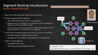 WAN SDN meet Segment Routing | PDF