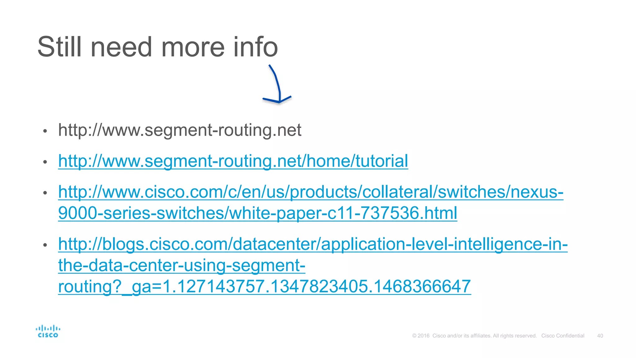 TechWiseTV Workshop: Segment Routing for the Datacenter | PPTX | Computer Networking | Computing