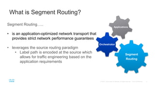 TechWiseTV Workshop: Segment Routing for the Datacenter | PPTX ...