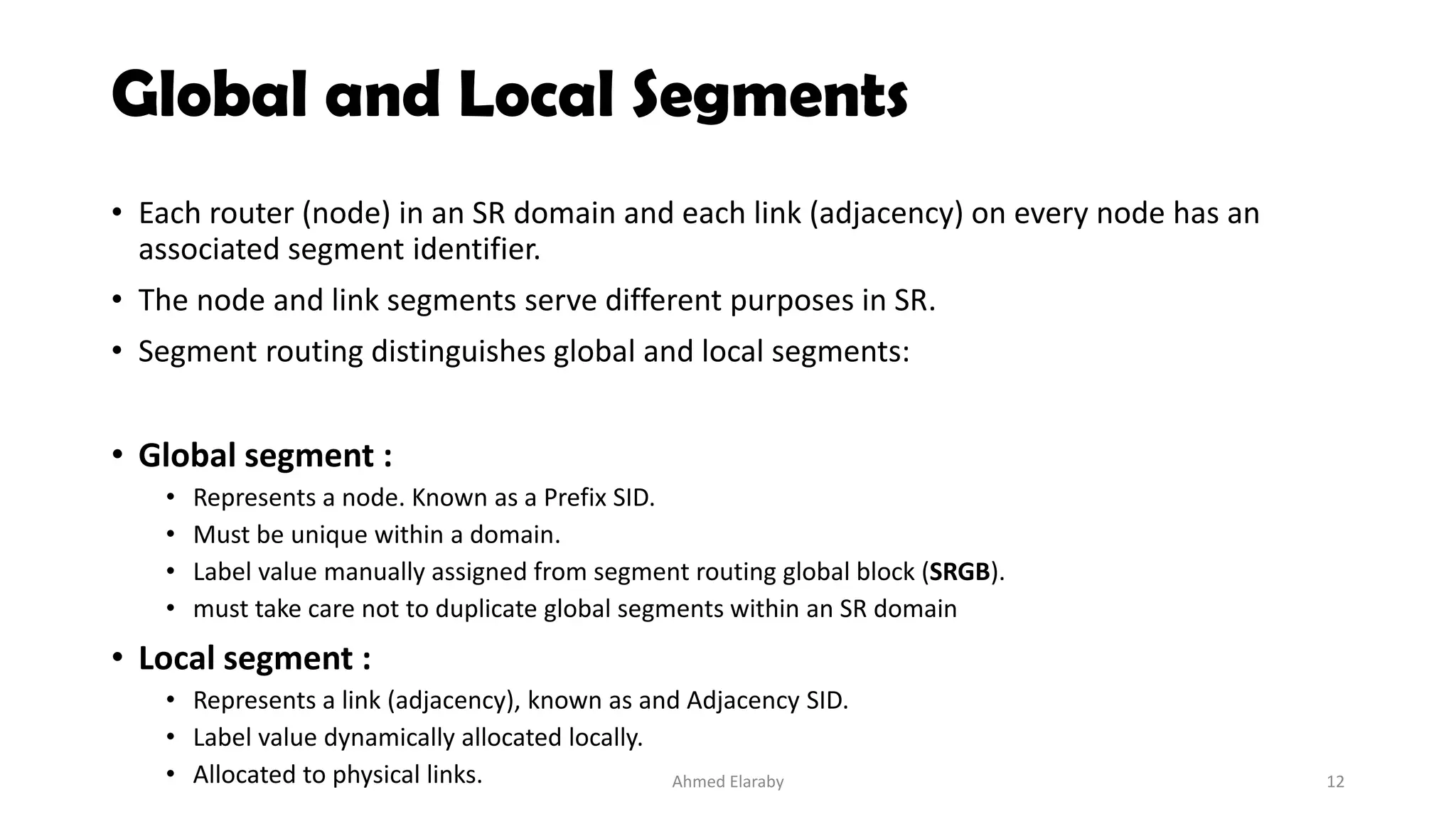 Segment Routing Session1pdfsegment Routing Session1pdf Computer Networking Computing