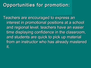 Segments of teaching profession | PPT | Education