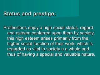 Segments of teaching profession | PPT | Education