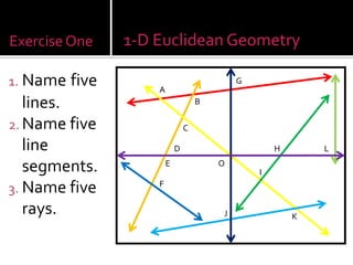 Segments, Rays And Angles | PPTX
