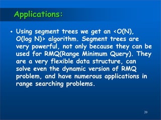 Segment Tree | PPT