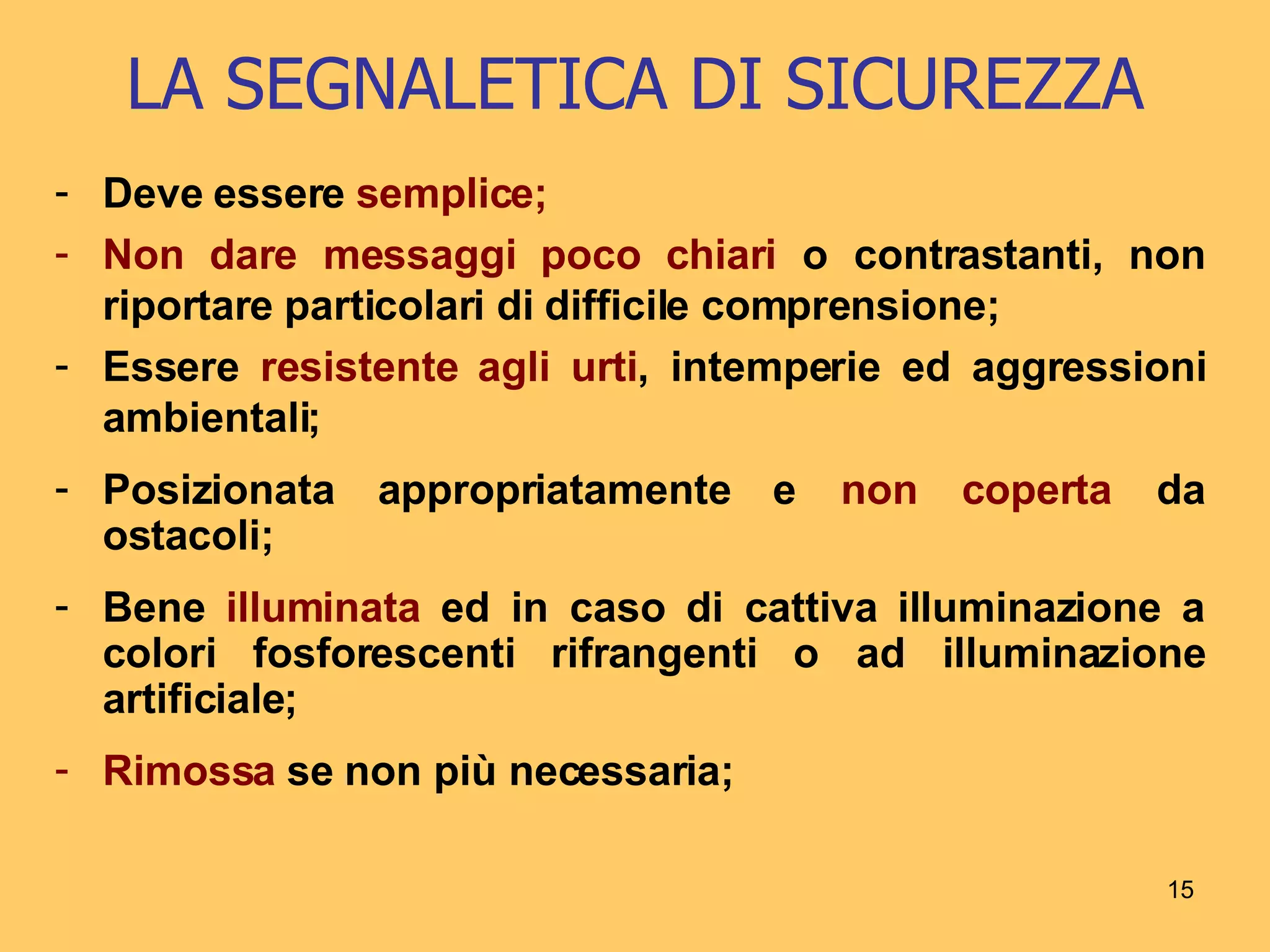 Segnaletica | PPT