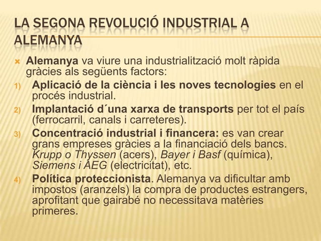 Segona revolució industrial | PPT