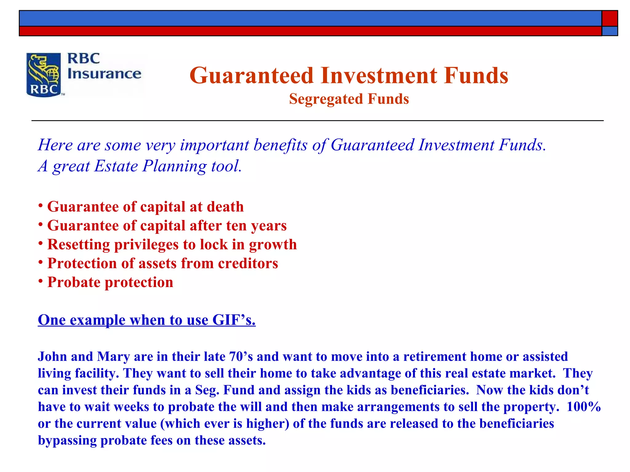 Segregated funds | PPT