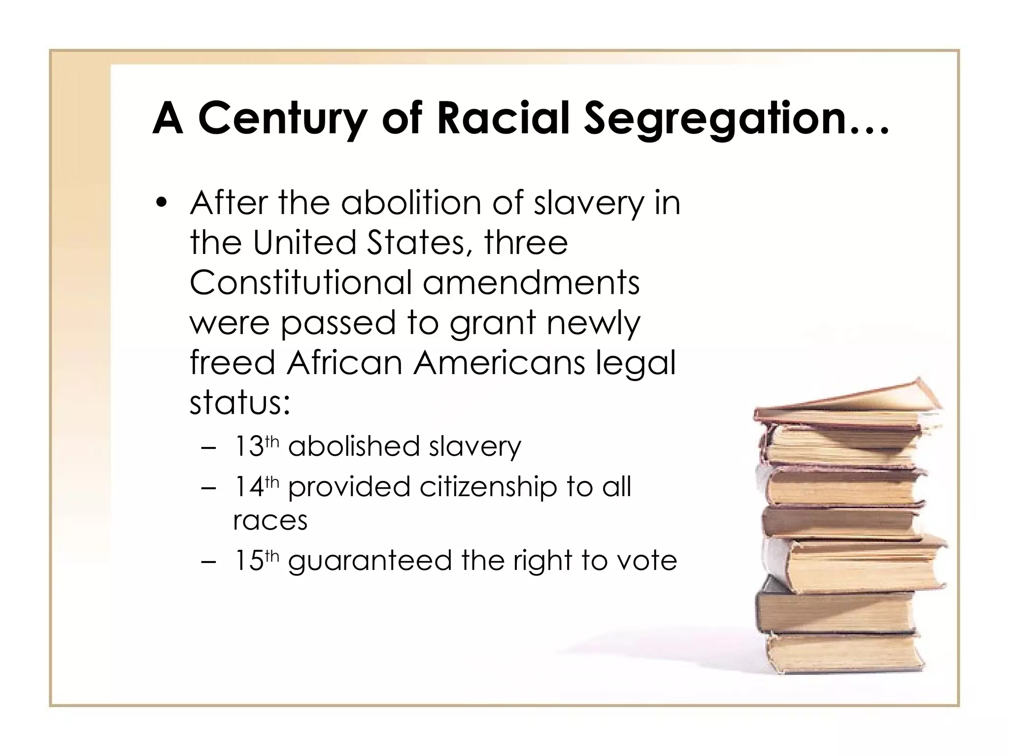 Segregation | PPT | Law