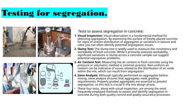 segregation refers to the separation of different components within a ...