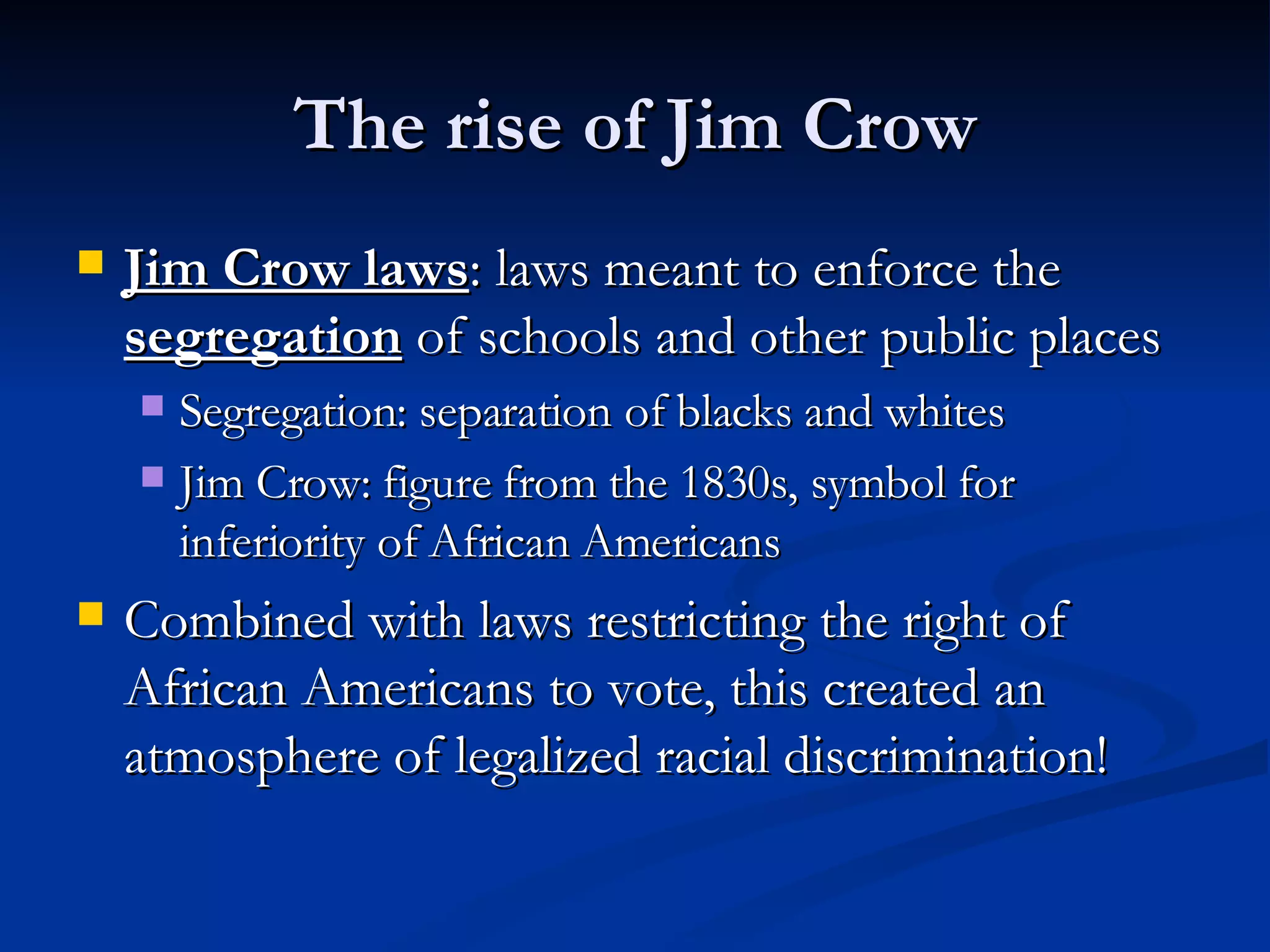 Segregation and Discrimination | PPT