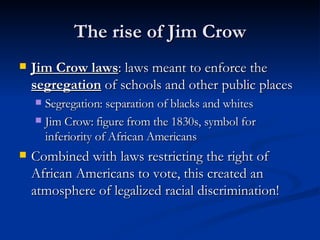 Segregation and Discrimination | PPT