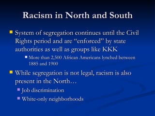 Segregation and Discrimination | PPT