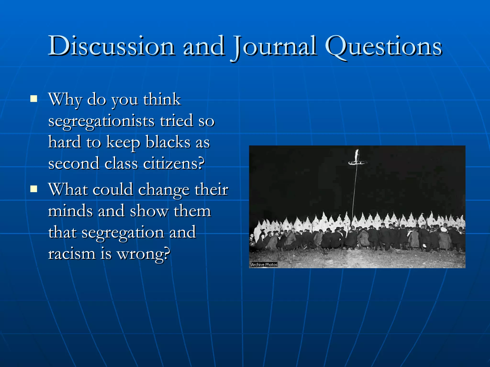 Segregation 20 powerpoint | PPT