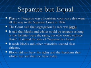 Segregation 20 powerpoint | PPT