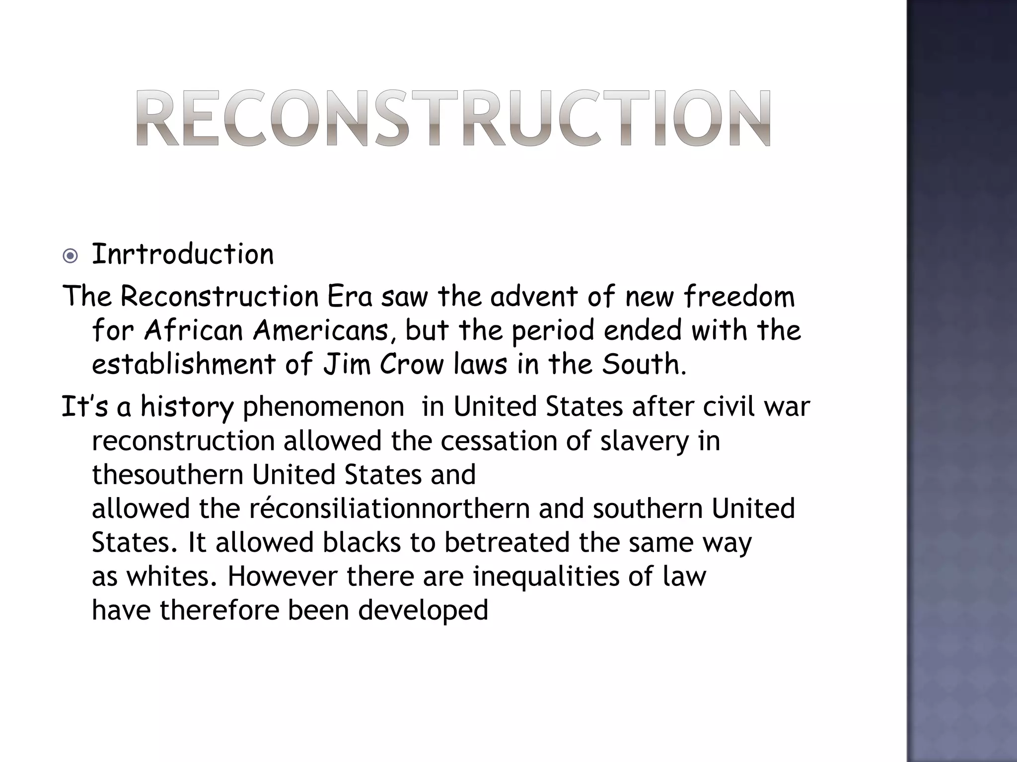 Segregation and reconstruction | PPTX