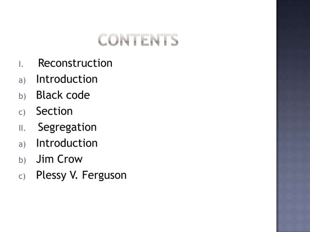 Segregation and reconstruction | PPTX