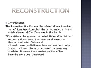 Segregation and reconstruction | PPTX