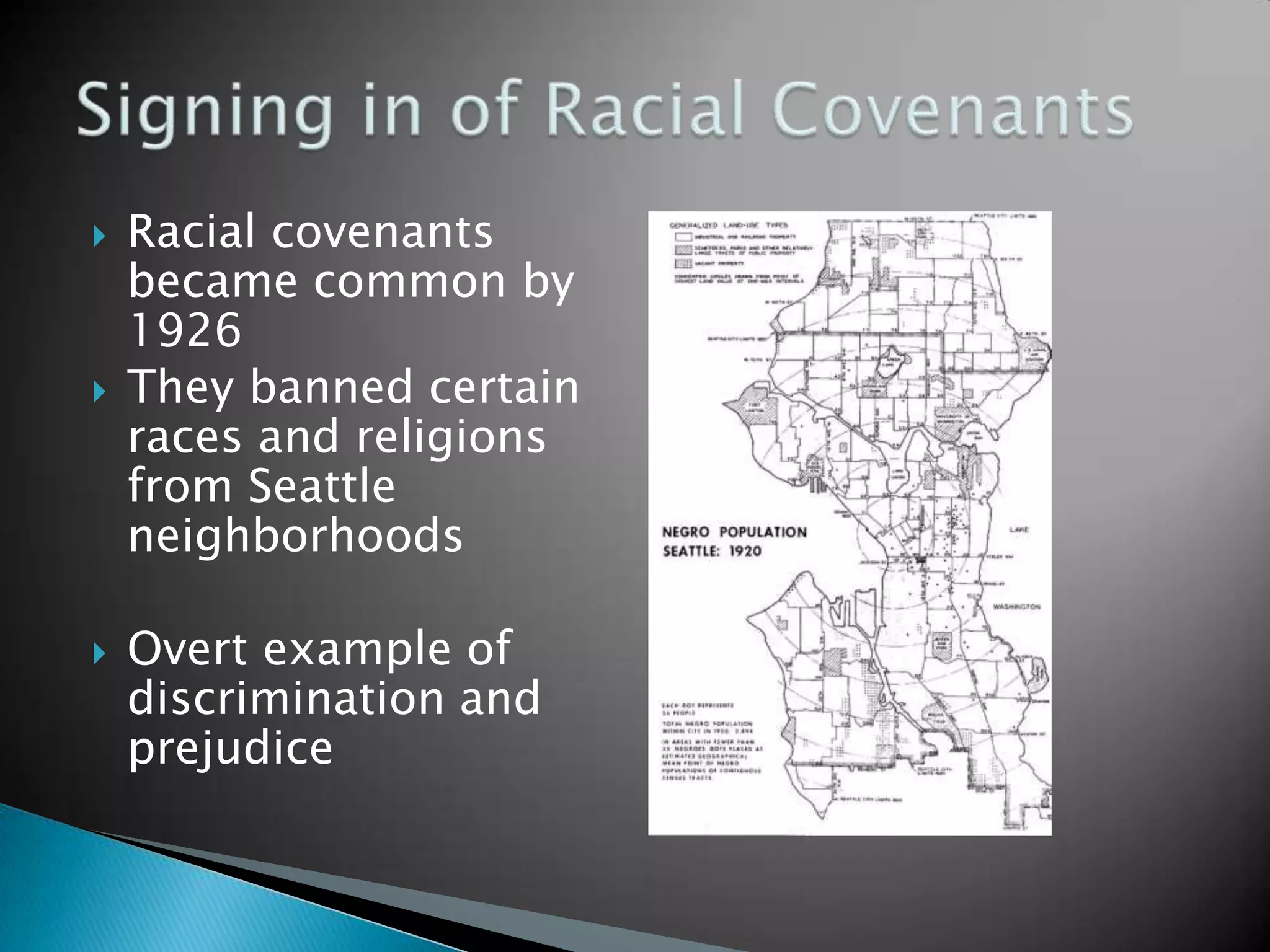 Segregation in seattle | PPTX