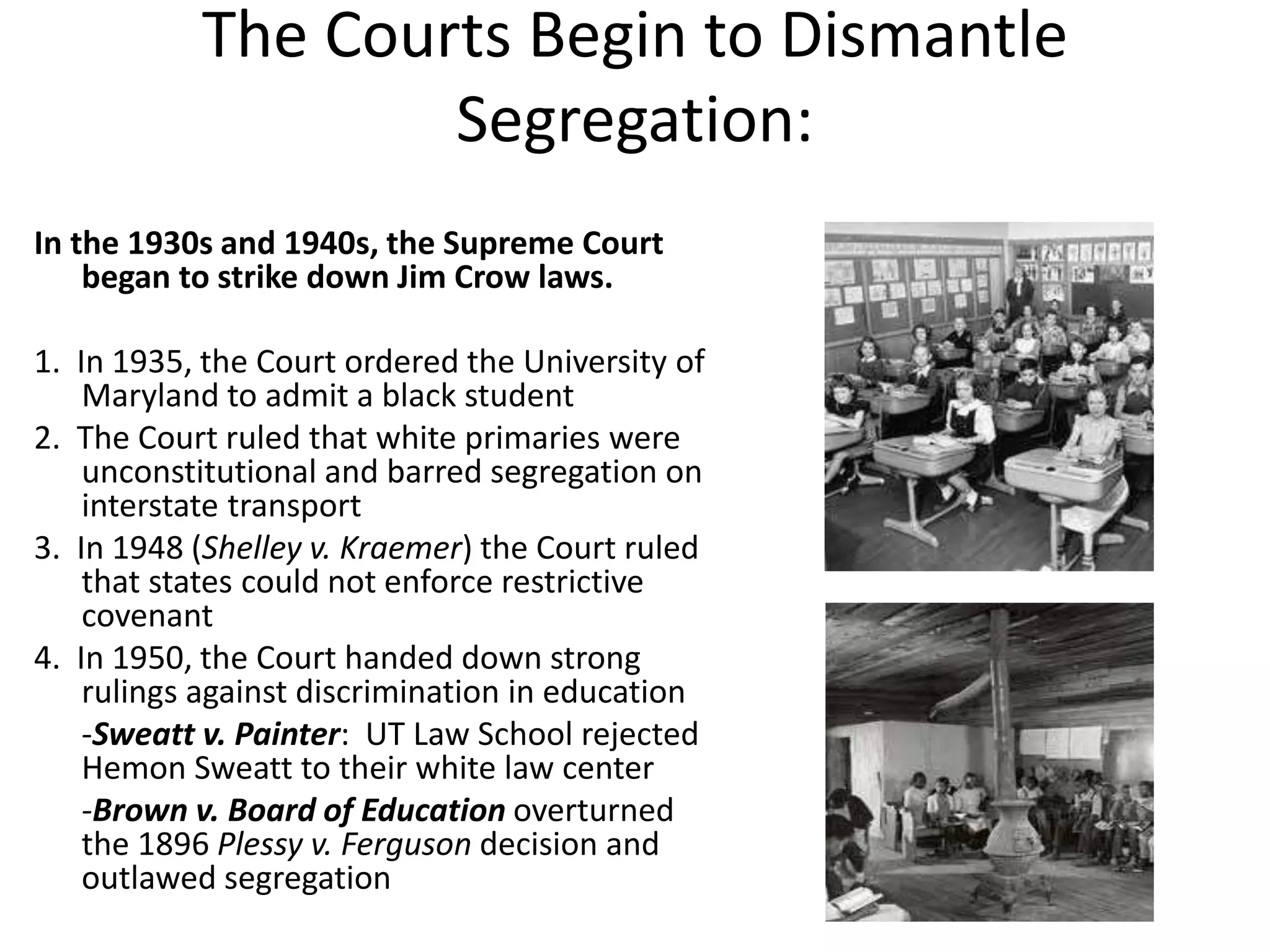 Segregation in the Post World War II Period | PPT