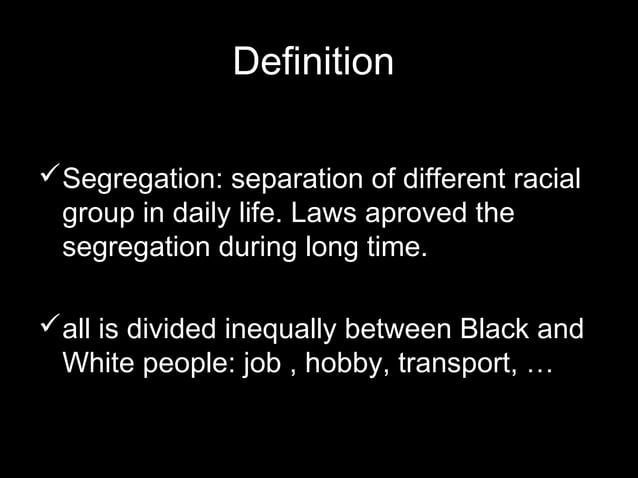 Segregation in usa | PPT | Debated Sensitive Social Issues | Sensitive ...