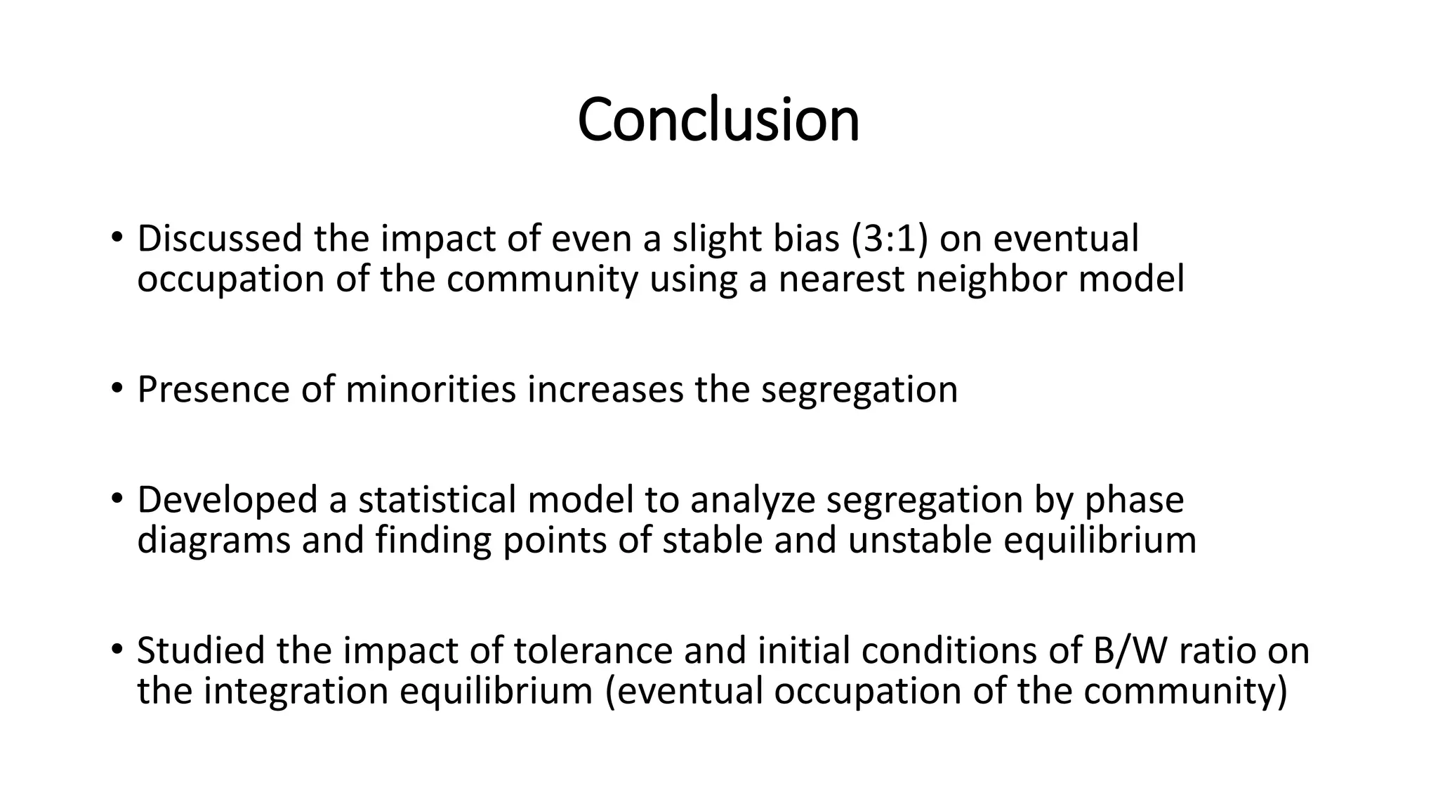 Segregation Schelling Model | PPTX