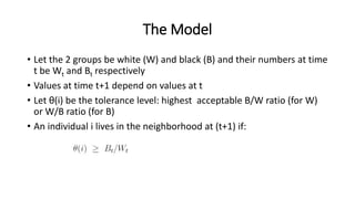 Segregation Schelling Model | PPTX