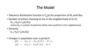 Segregation Schelling Model | PPTX