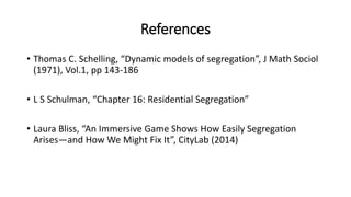 Segregation Schelling Model | PPTX