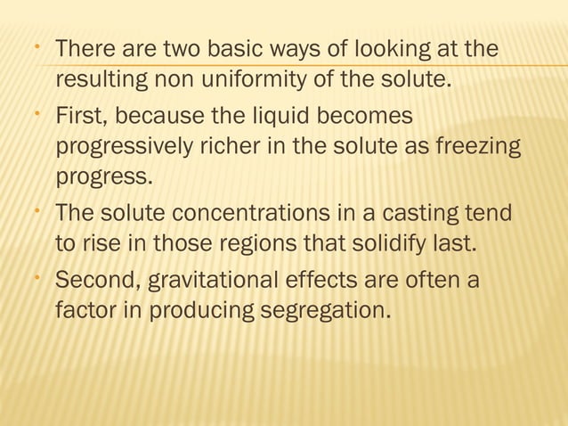 Segregation | PPT | Chemistry | Science