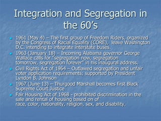 Segregation vs Integration | PPT