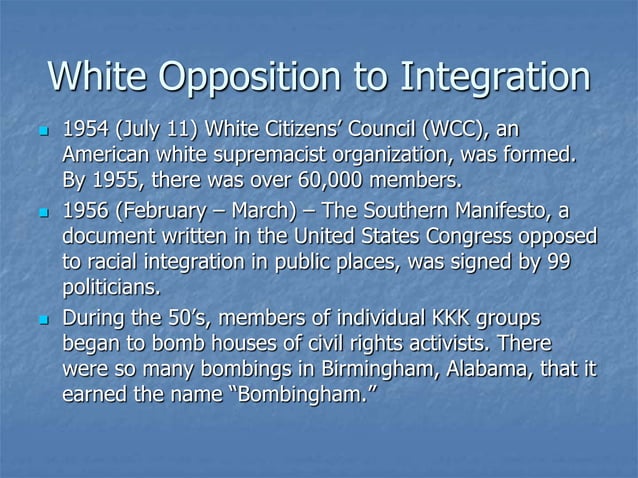 Segregation vs Integration | PPT