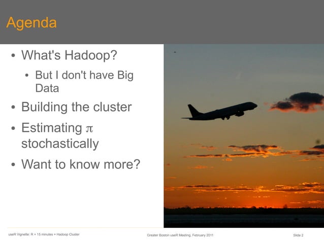 R 15 Minutes Hadoop Cluster Ppt