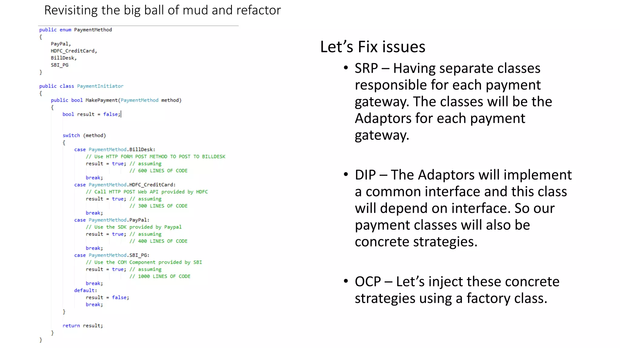 Segue to design patterns | PPT