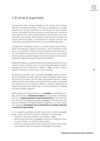 Seguimiento escuela supervision | PDF
